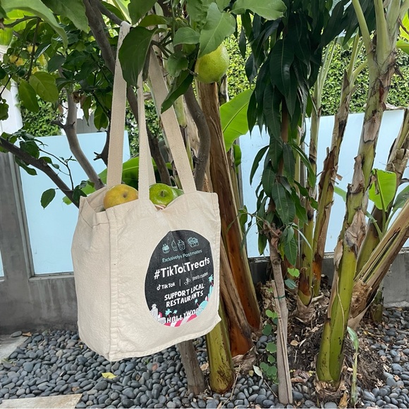 Bags | Reusable Exclusive Hollywood Edition Postmates Tiktok ...